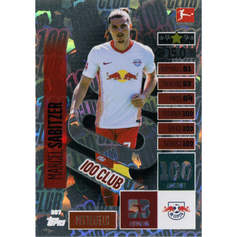 Match Attax Bundesliga 20/21 - 207 - Marcel Sabitzer, 1,99